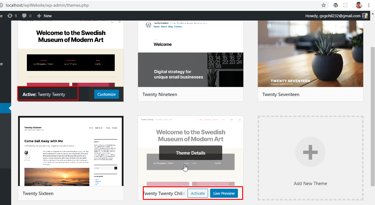 How to Create Child Theme WordPress – GvTechnolab