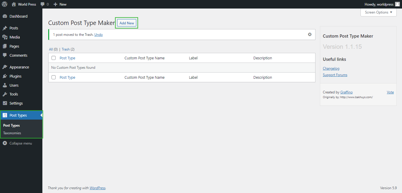 Create Custom Post Type and Taxonomy in WordPress - GvTechnolab